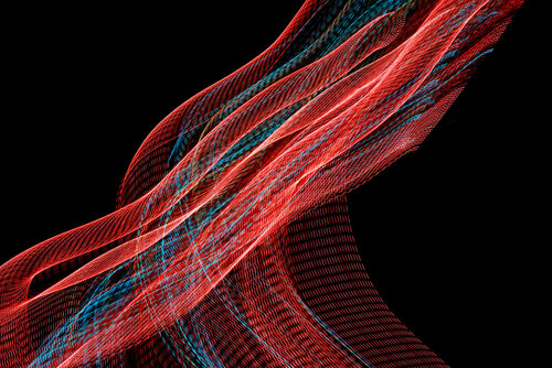 Red Harmony II de Saima Altunkaya (2014): Fotografía Digital en Papel ...