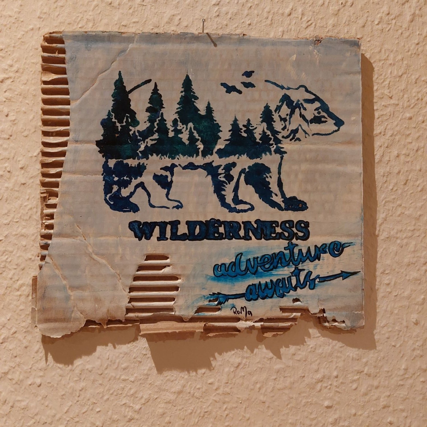 Wilderness de Marina Burgenmeister (2024) : Peinture Acrylique sur ...