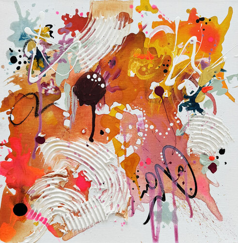 Desert bloom by Stefanie Mayer-Sonnenburg (2025) : Painting Acrylic on Canvas - Singulart