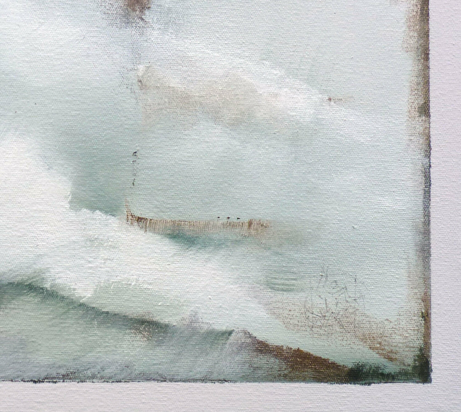 Big Splash von Jan Cilliers de Wet (2019): Malerei Öl auf Leinwand ...