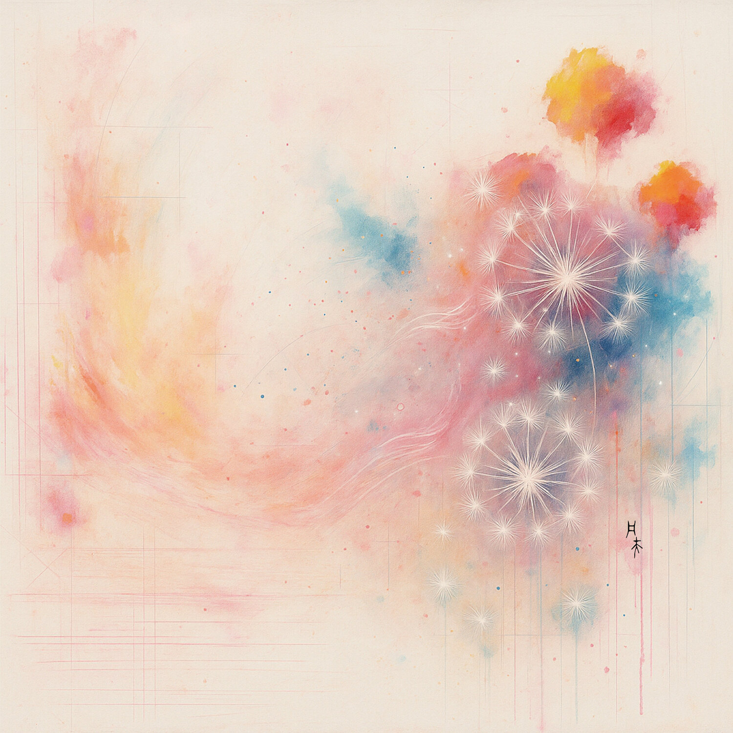 Celestrial Prayers VI di Ziqi Yu (2025): Digitale a Digitale su Tela - Singulart