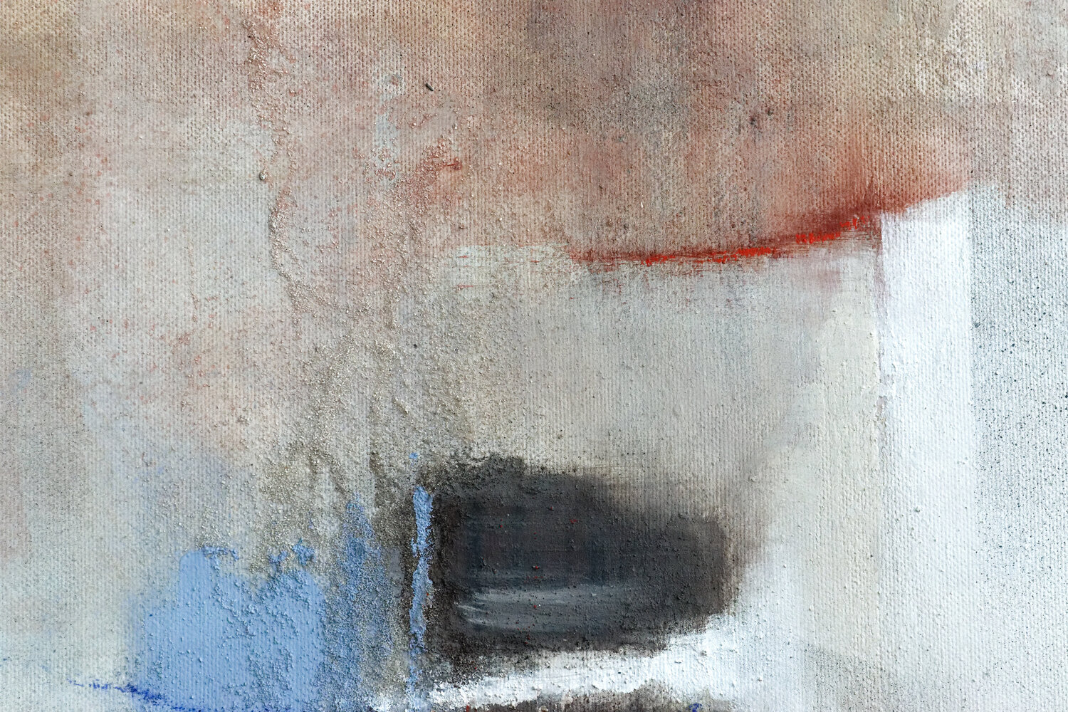 blank page von Verena Dill (2023): Malerei Acryl, Kohle auf Leinwand ...