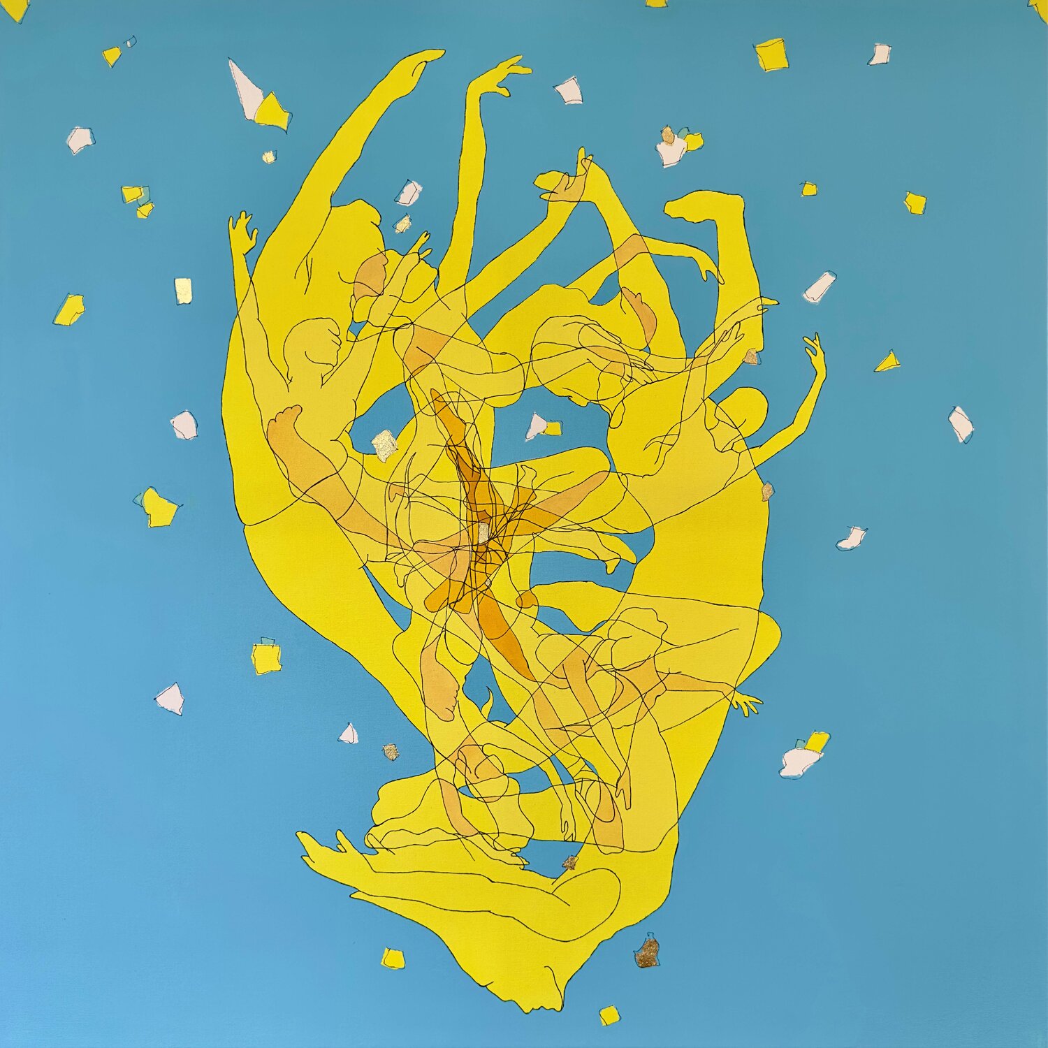 Gefallener Engel by Felix Endriss (2024) : Painting Acrylic, India Ink ...