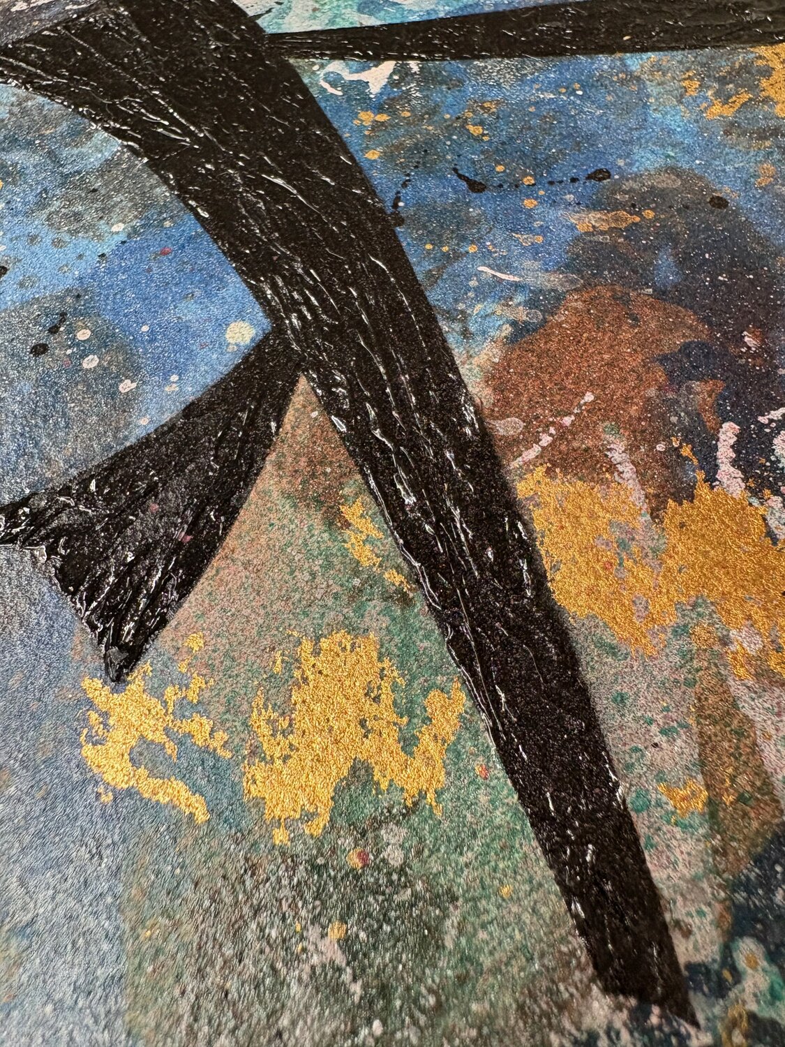 At Peace with All von Denis Barry (2023): Werk auf Papier Lack ...