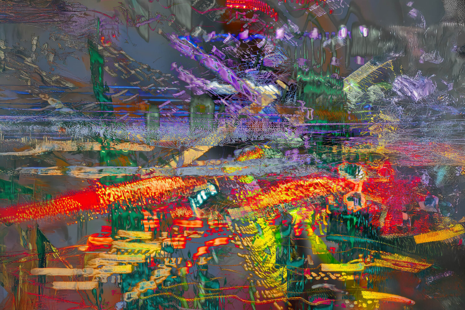 Presto Chango von Tim Forcade (2025): Digital Digital auf Papier - Singulart