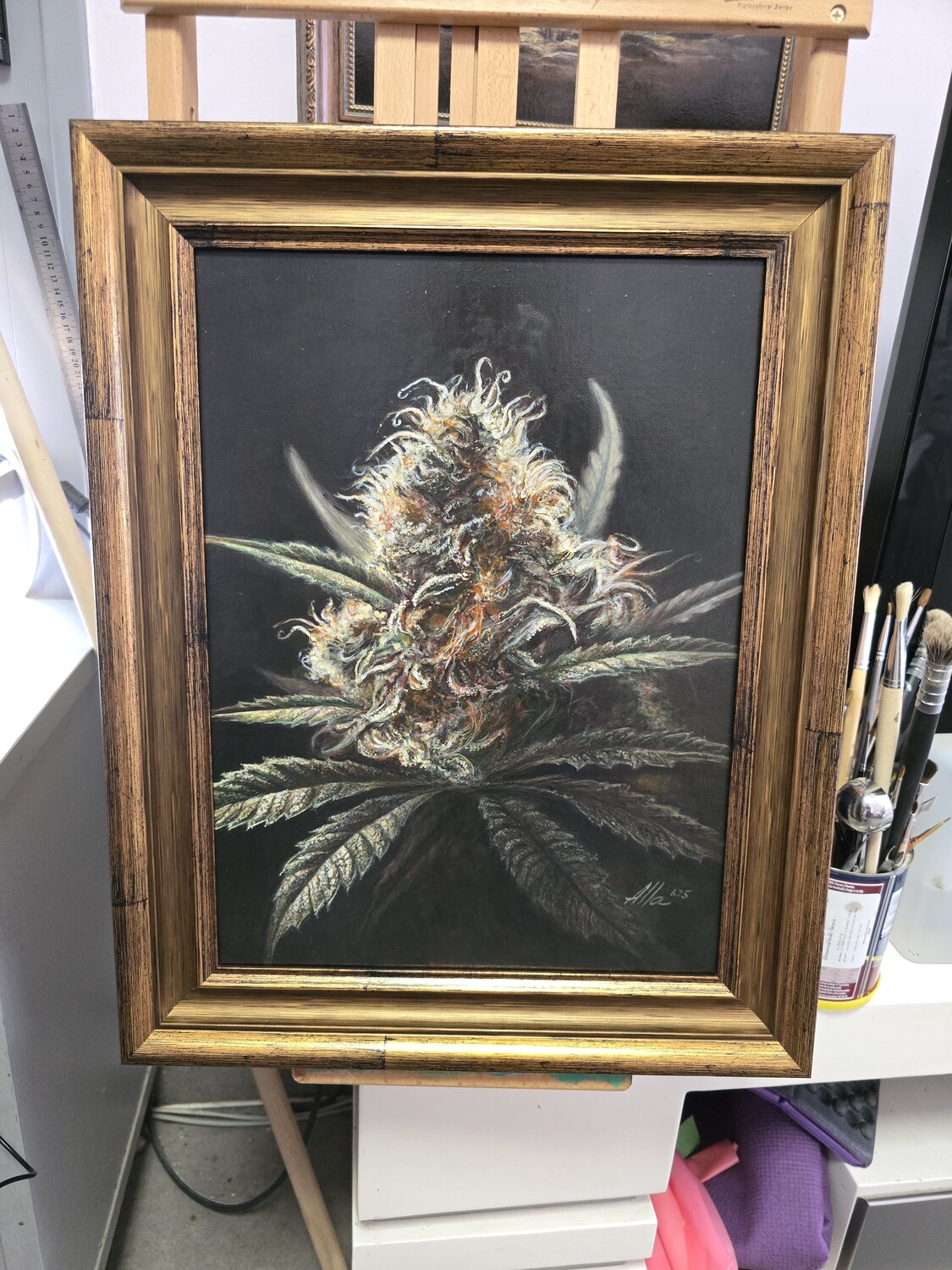 Oreoz Portrait – Realistic Cannabis Art by Alla Ostrovsky (2025 ...
