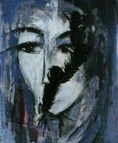 Unbidden words II by Lynn Bennett-Mackenzie (2025) : Painting Acrylic ...