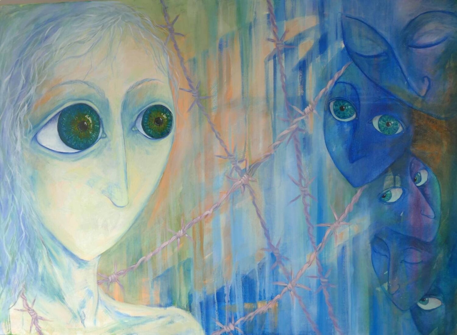 Unbidden words II by Lynn Bennett-Mackenzie (2025) : Painting Acrylic ...