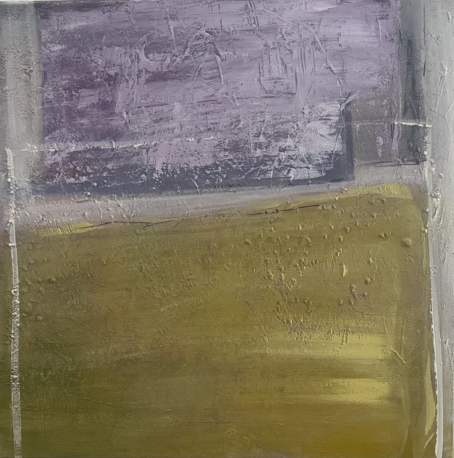 Down the line nr.1 de magdél wyser (2021): Pintura Acrílico, Tiza en ...