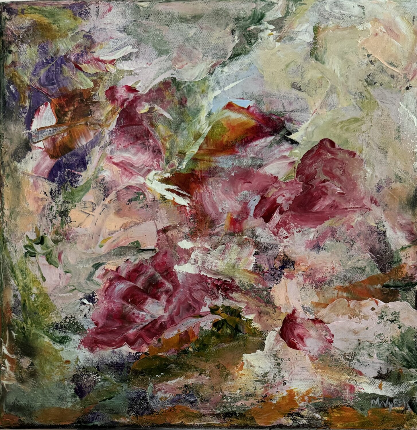 Small Floral Series nr.2 by magdél wyser (2024) : Painting Acrylic on ...