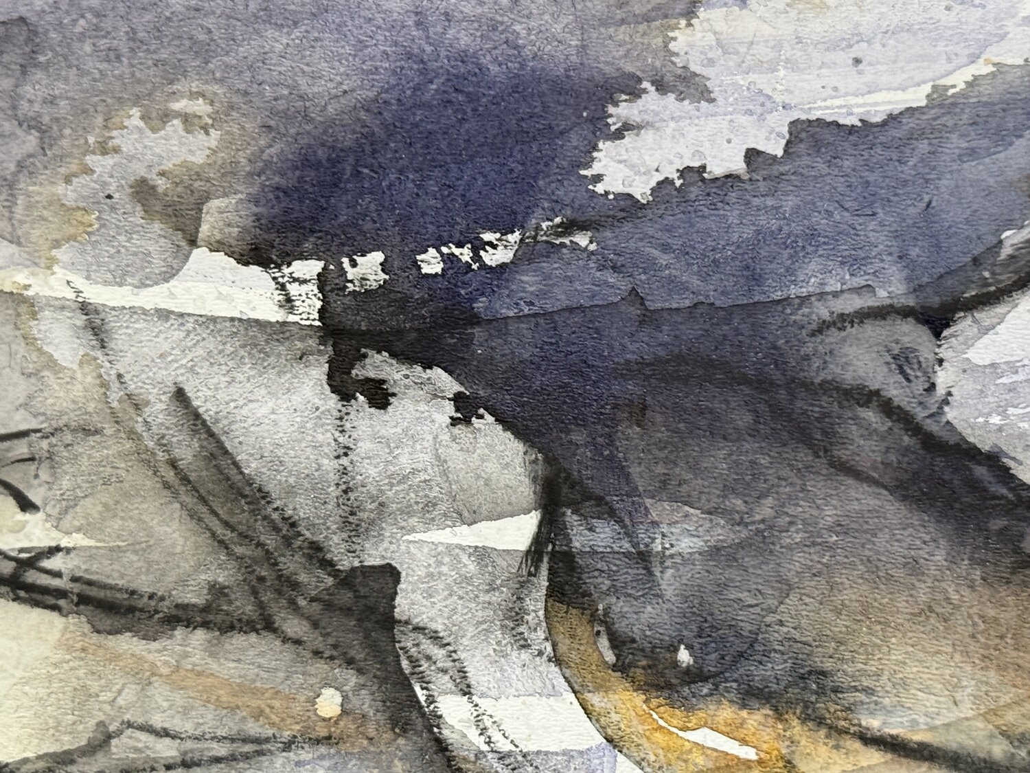 Am Wasser by Sandra Homberg (2025) : Painting Acrylic, Pastel on ...