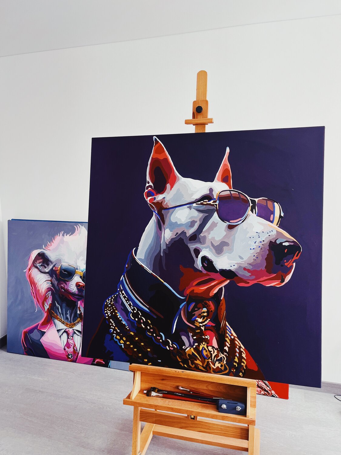 Captain Gray von Nana Artamonova (2023): Malerei Öl auf Leinwand ...