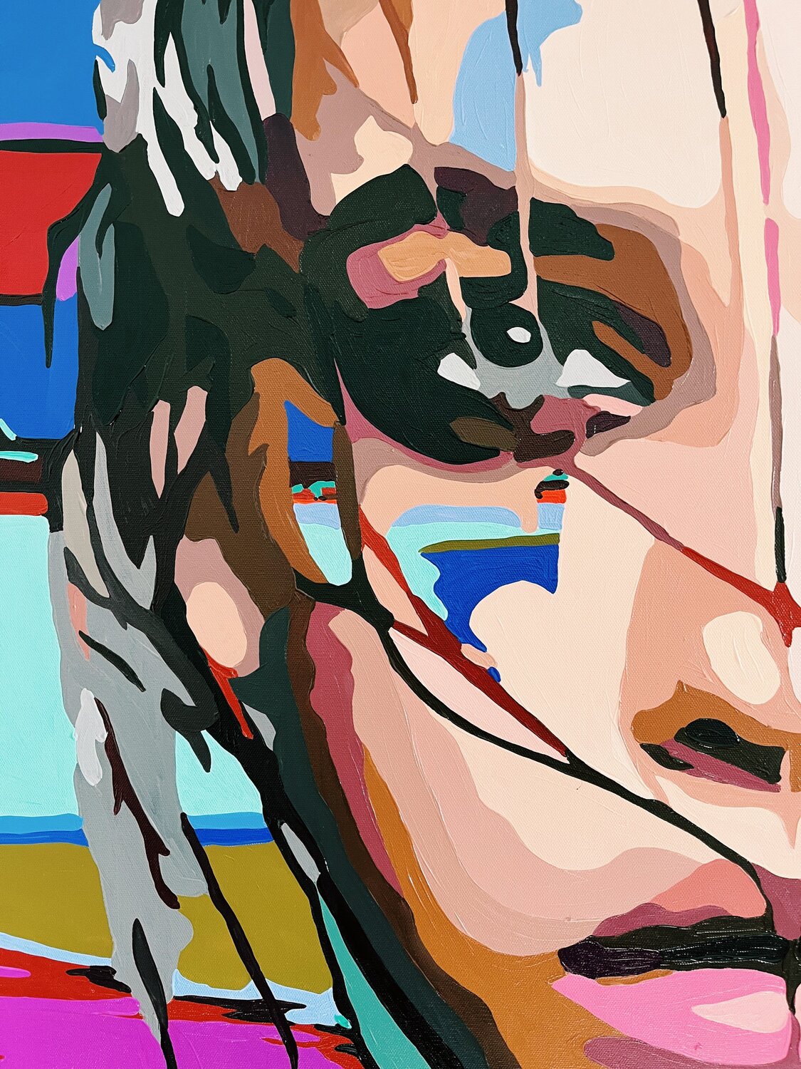 Mermaid von Nana Artamonova (2024): Malerei Öl auf Leinwand - Singulart