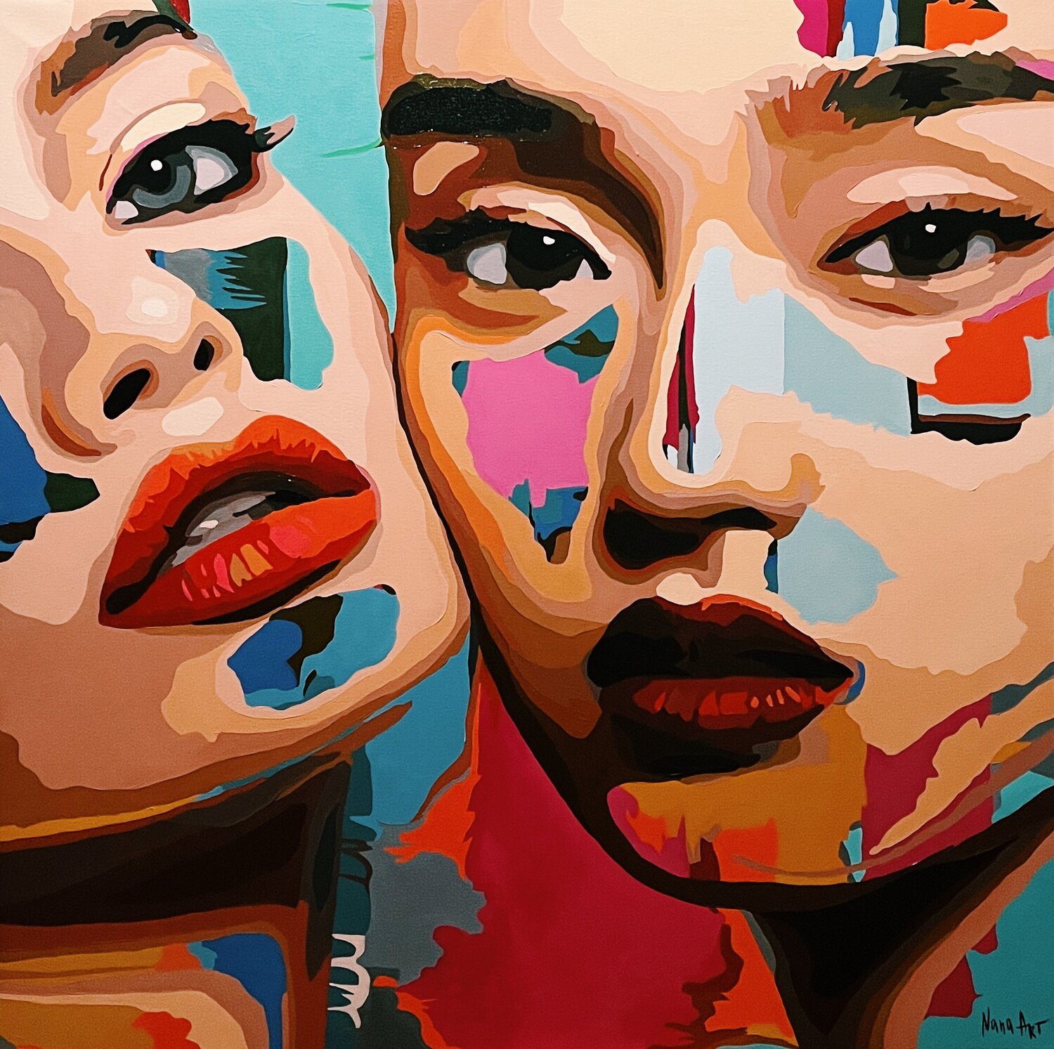 Make you feel by Nana Artamonova (2022) : Painting Oil on Canvas ...