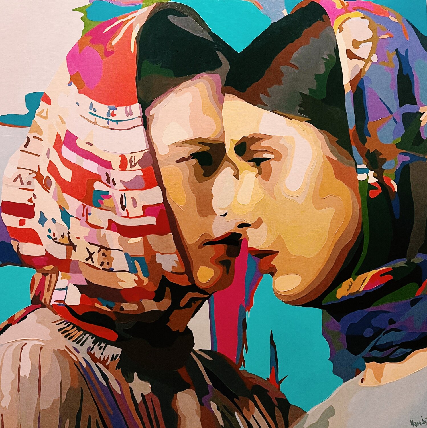 Care by Nana Artamonova (2022) : Painting Oil on Canvas - Singulart