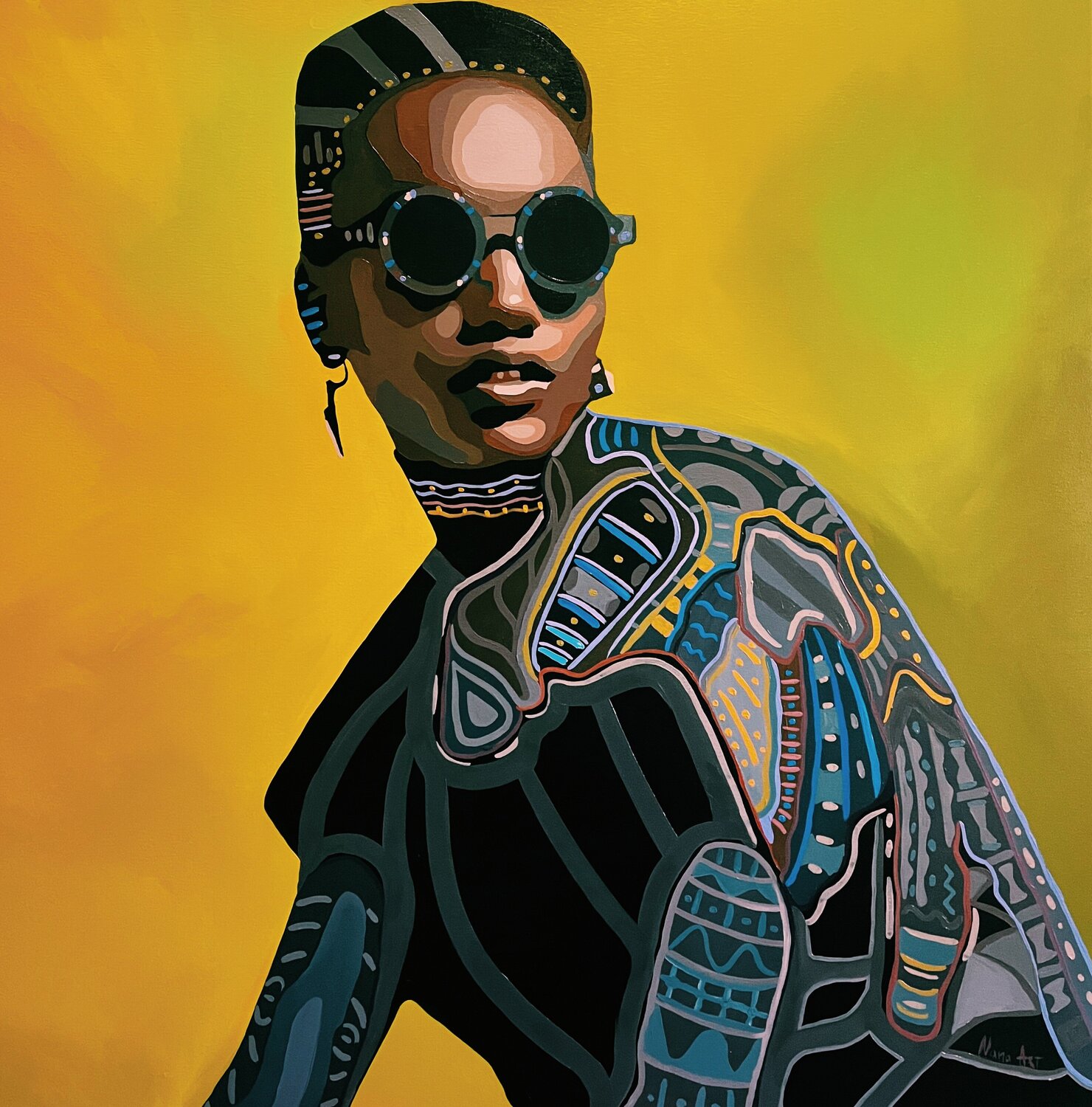 Moon queen by Nana Artamonova (2022) : Painting Oil on Canvas - Singulart