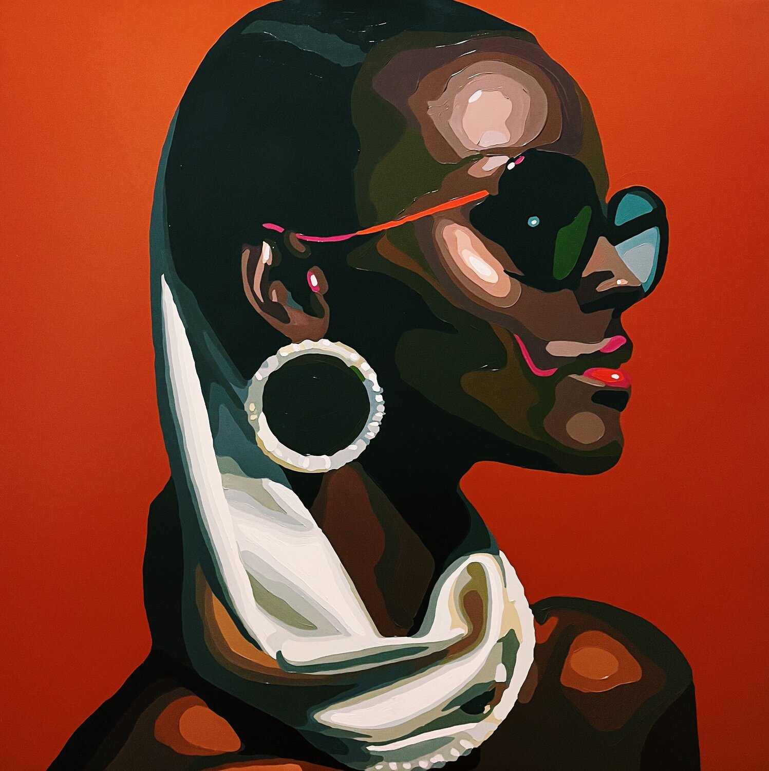 Sunset party by Nana Artamonova (2023) : Painting Oil on Canvas - Singulart