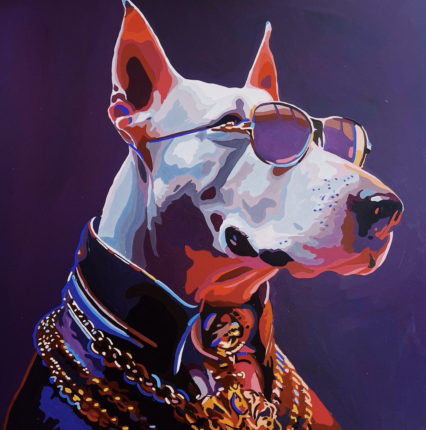 Captain Gray von Nana Artamonova (2023): Malerei Öl auf Leinwand ...