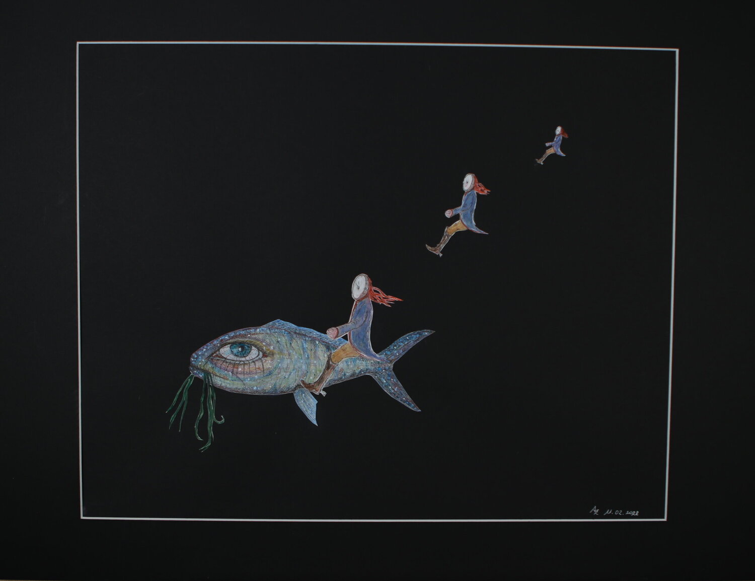 Vergänglichkeit der Zeit de Alexandra Zeillinger (DisegniSandra) (2022 ...