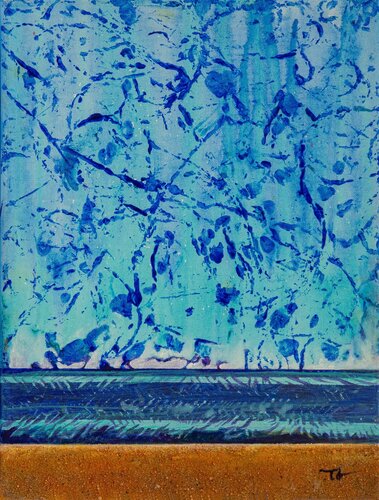 Fliegen wie ein Hase di Thomas Butzlaff (2022): Pittura a Acrilico su ...