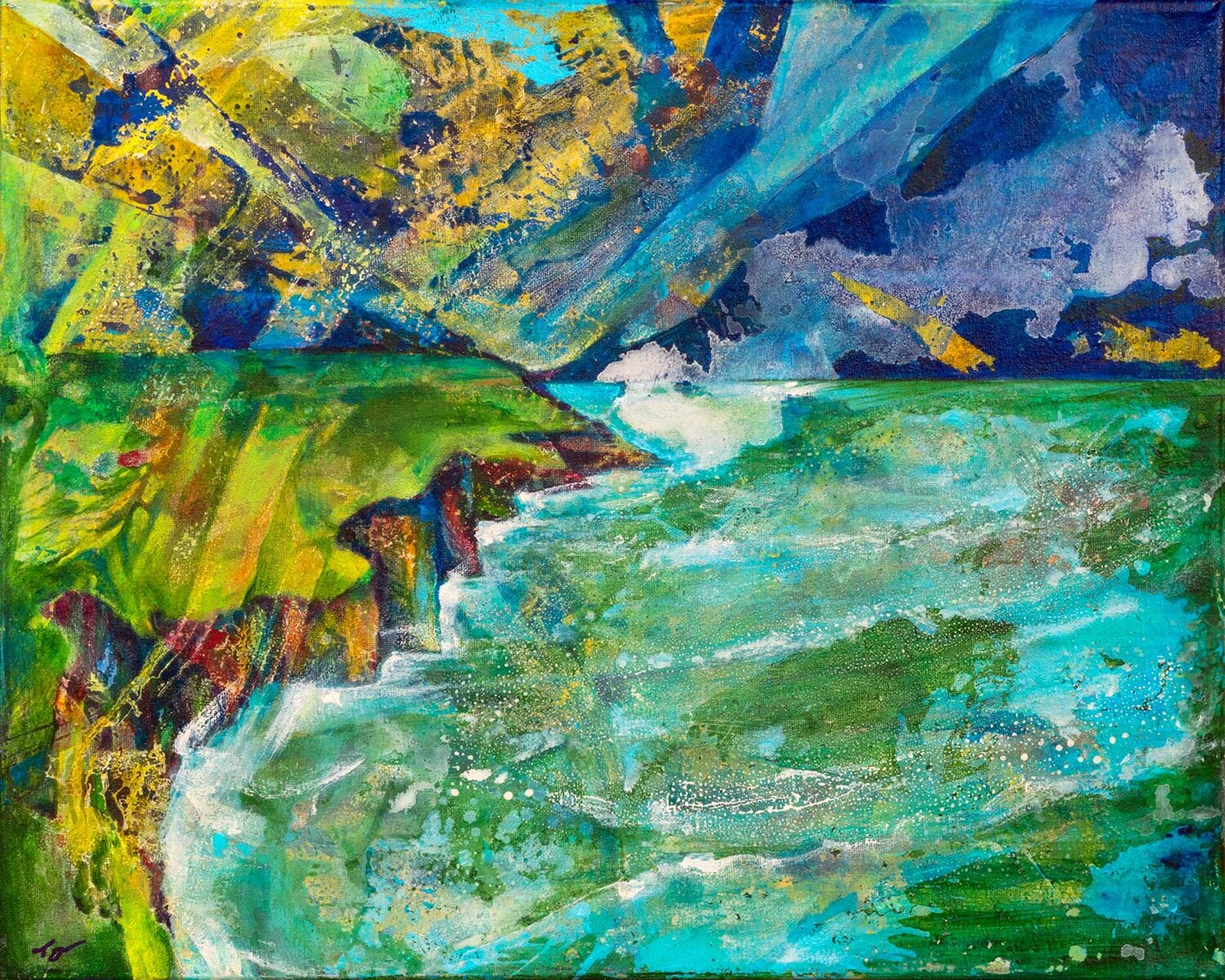 Silent Storm by Thomas Butzlaff (2023) : Painting Acrylic on Canvas ...