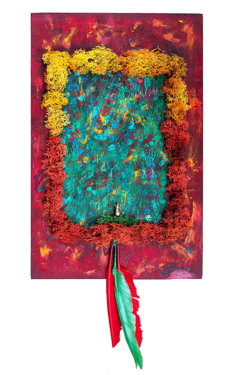 Fliegen wie ein Hase di Thomas Butzlaff (2022): Pittura a Acrilico su ...