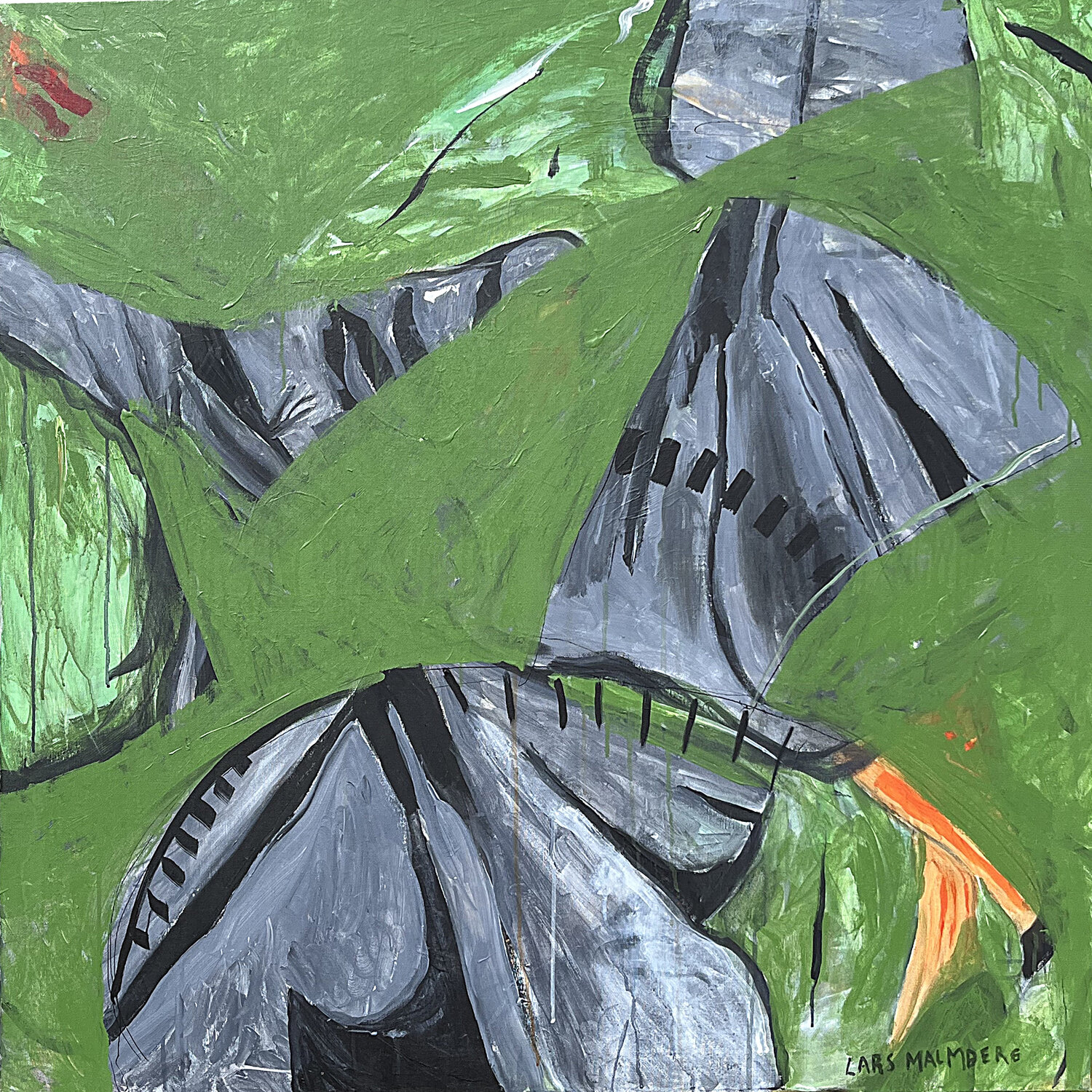 Intention de Lars Malmberg (2023): Pintura Acrílico en Lienzo - Singulart