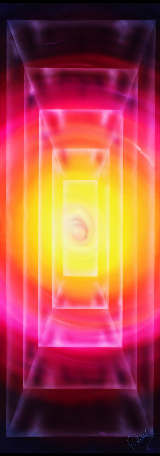 Raum und Zeit 2 de Walter Zettl (2001): Pintura Gouache/aguada, Pintura ...