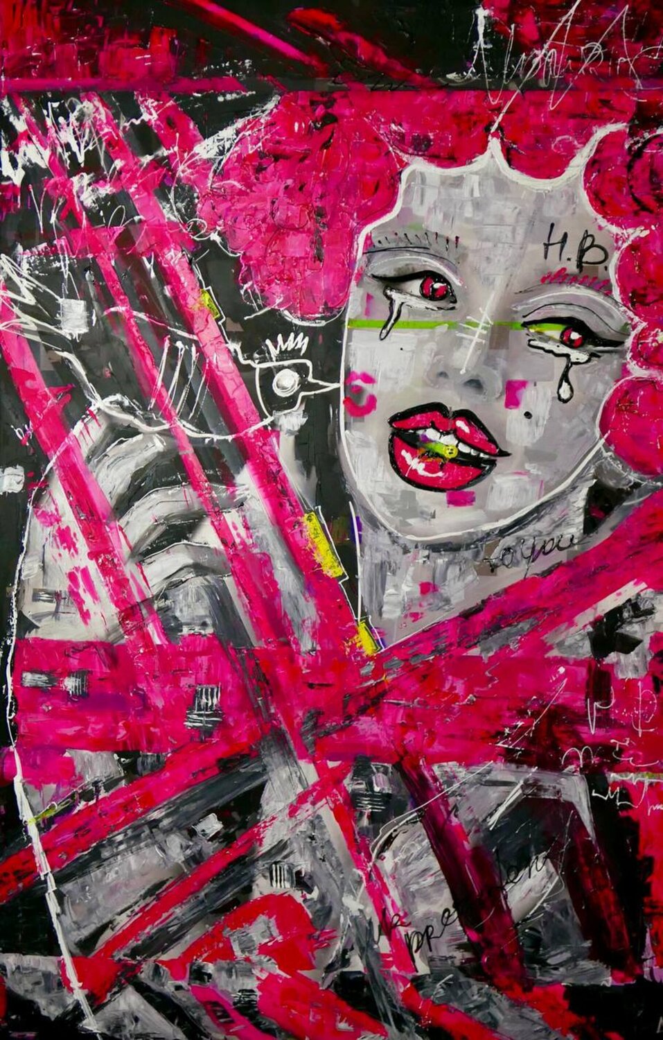 Marilyn Monroe di Vlad Tuzov (2024): Pittura a Acrilico su Tela - Singulart