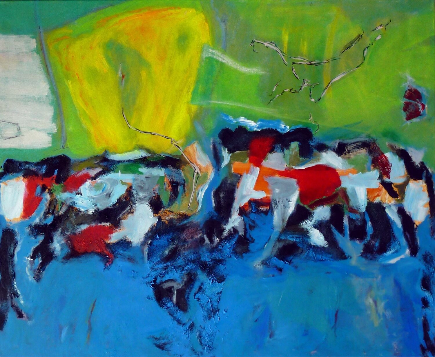 WILD COAST - Wilde Küste de Brigitte Struif (2022): Pintura Acrílico en ...