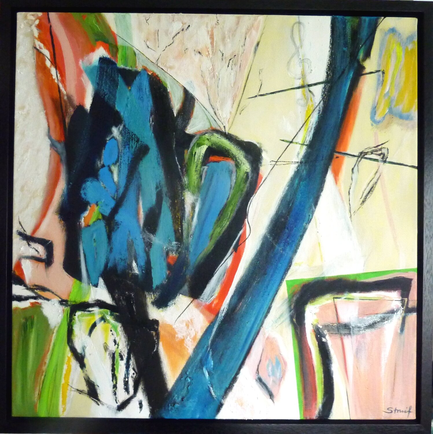 VIVACE by Brigitte Struif (2015) : Painting Acrylic on Canvas - Singulart