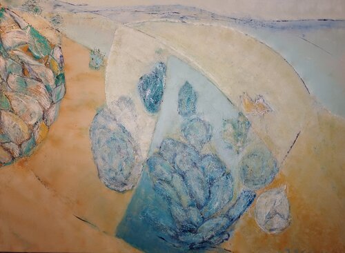 Wacholderwiese by Jutta Stelter-Essig (2023) : Painting Acrylic on ...