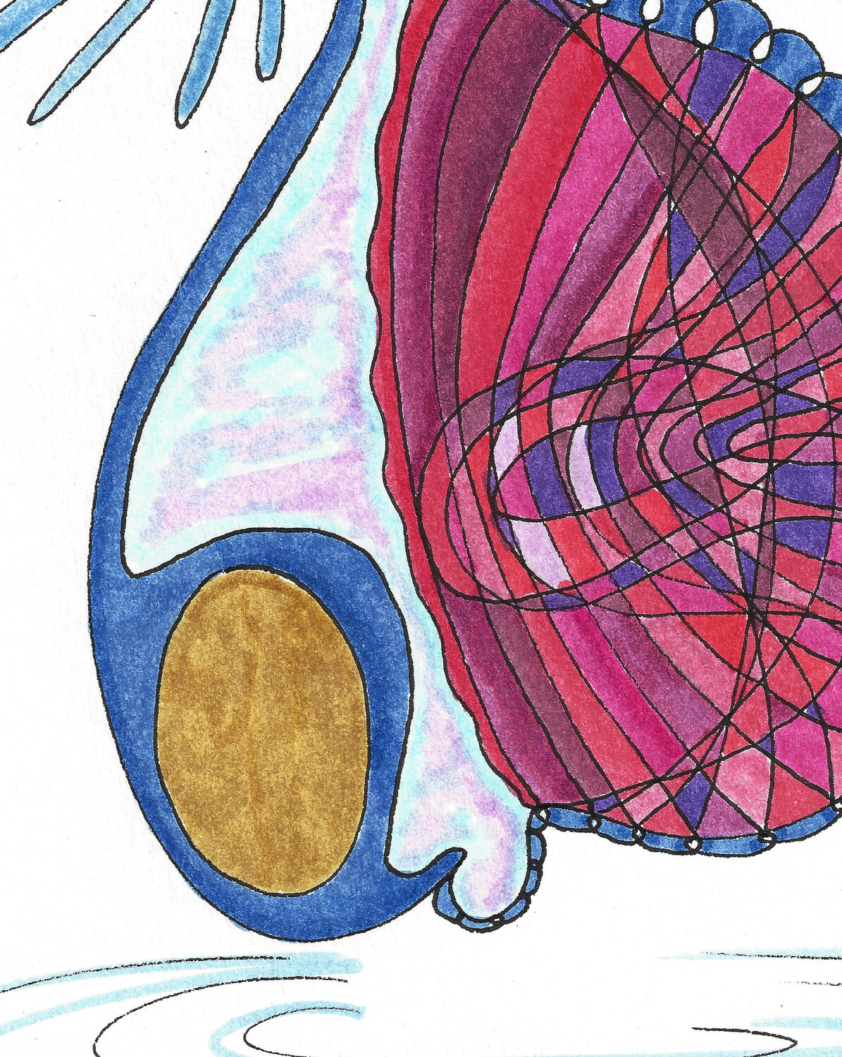 PEACE SEED "USA" by Gudrun KARGL (2018) : Drawing India Ink on ...