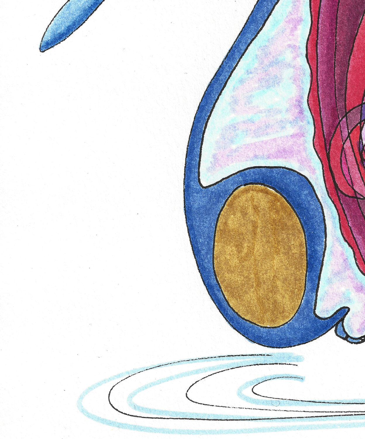 PEACE SEED "USA" by Gudrun KARGL (2018) : Drawing India Ink on ...