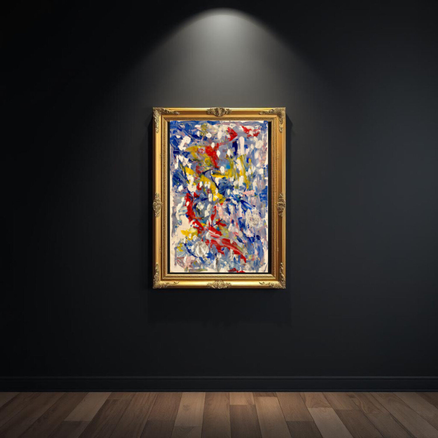 L’ERRORE by Marisa Comparin (2026) : Painting Acrylic, Silver leaf on ...