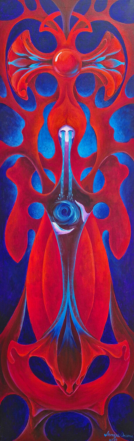 Unshed tears de Oksana Lopokha (2024) : Peinture Acrylique sur Toile ...