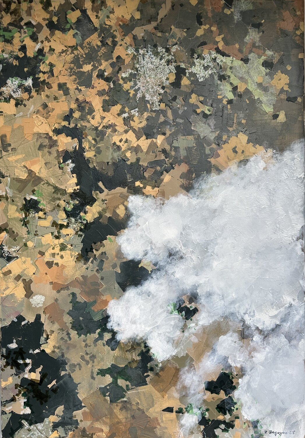 Silent Drift de Vahagn Bagoyan (2025): Pintura Acrílico, Tinta en Lienzo - Singulart