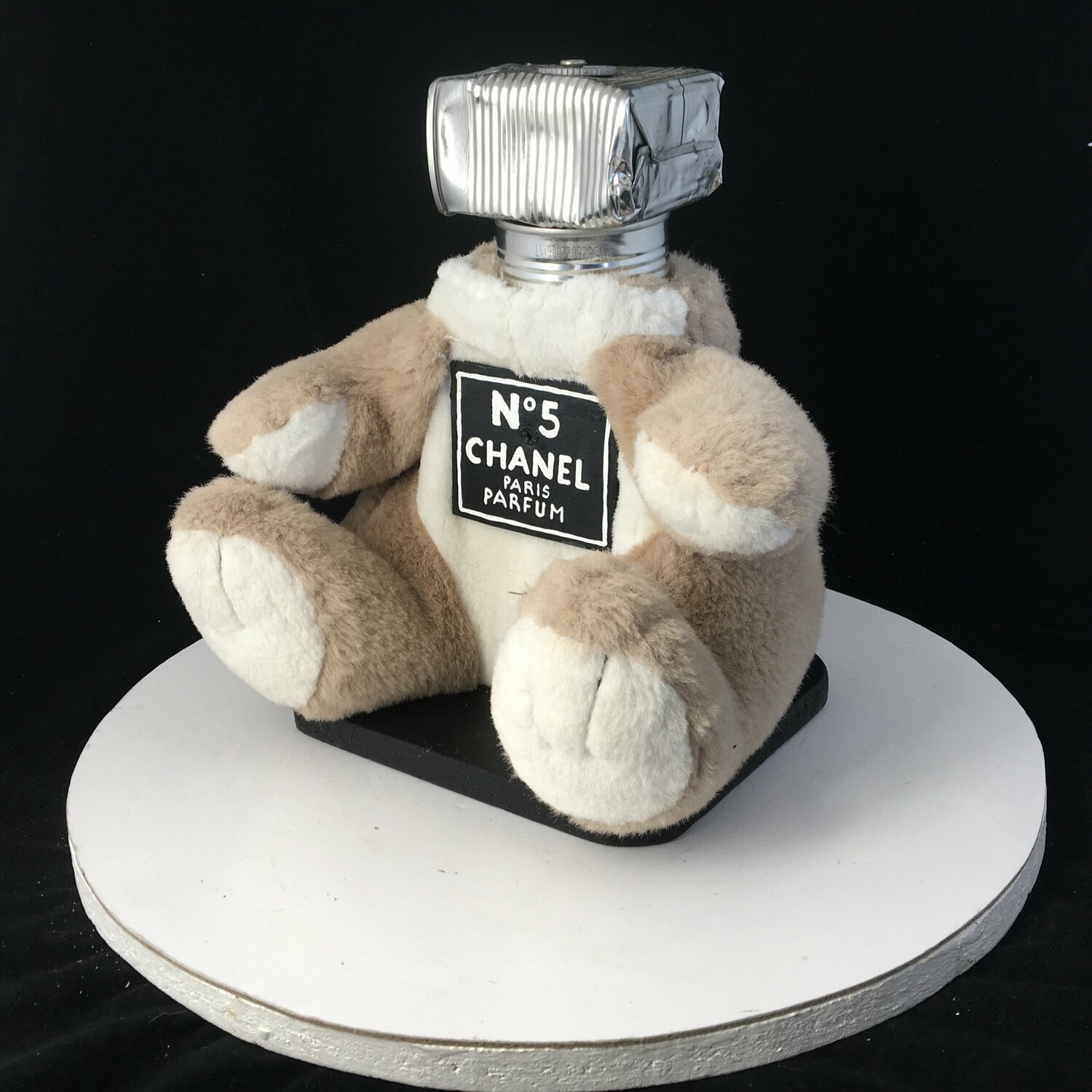 Chanel N.5 Teddy Bear by Norman Gekko (2020) : Sculpture Stainless ...