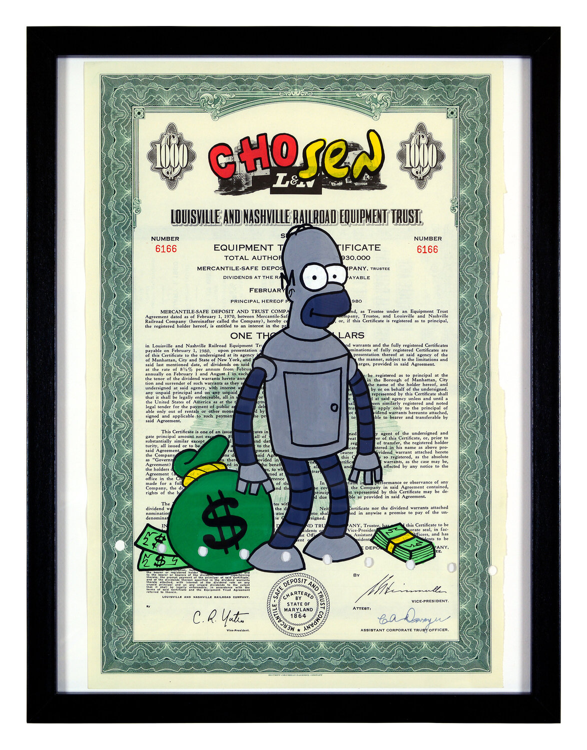 Parallel Universe: Homer Simpson + Bender by CHOSEN (2022) : Work on ...