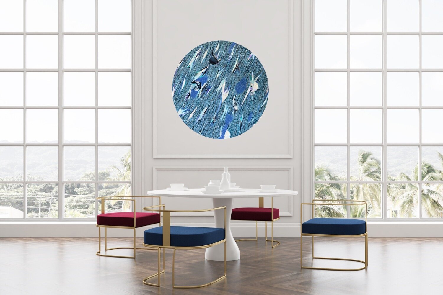 RIFLESSO BLUE - COLLABORATION AMY VOSS & DANIELA PASQUALINI - MIXED ...