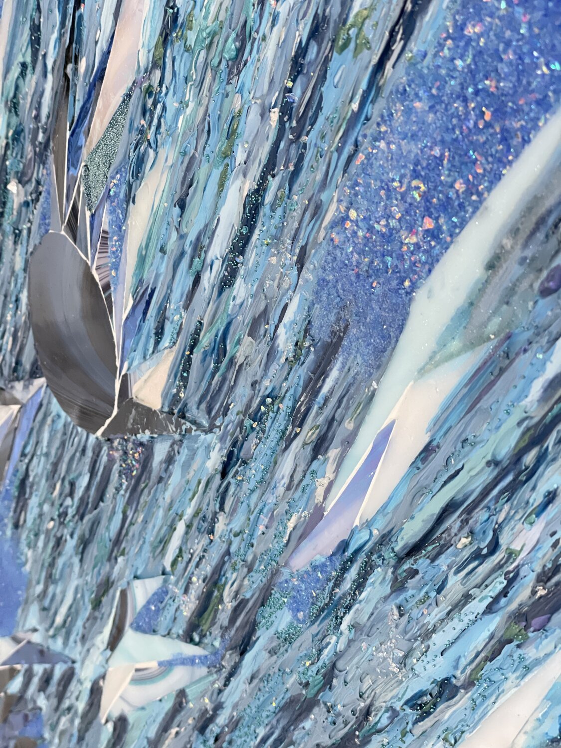 RIFLESSO BLUE - COLLABORATION AMY VOSS & DANIELA PASQUALINI - MIXED ...