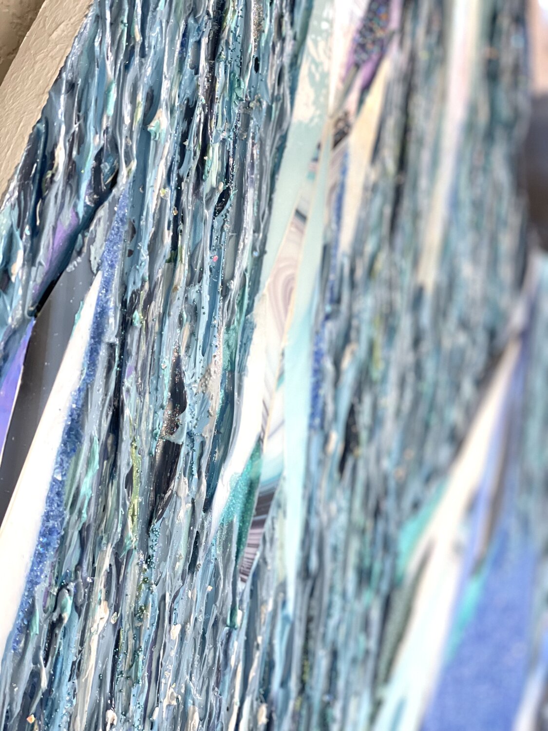 RIFLESSO BLUE - COLLABORATION AMY VOSS & DANIELA PASQUALINI - MIXED ...