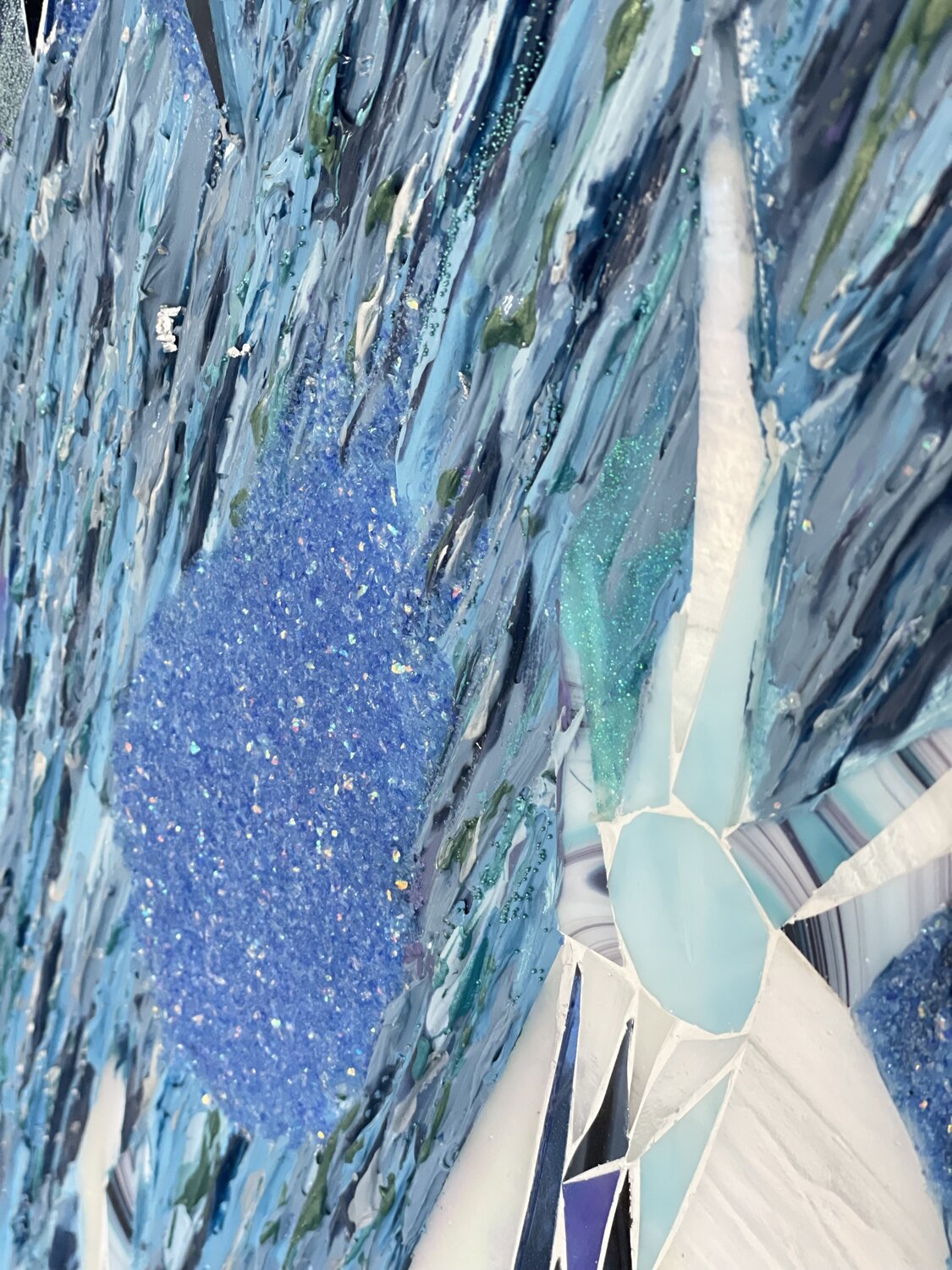 RIFLESSO BLUE - COLLABORATION AMY VOSS & DANIELA PASQUALINI - MIXED ...