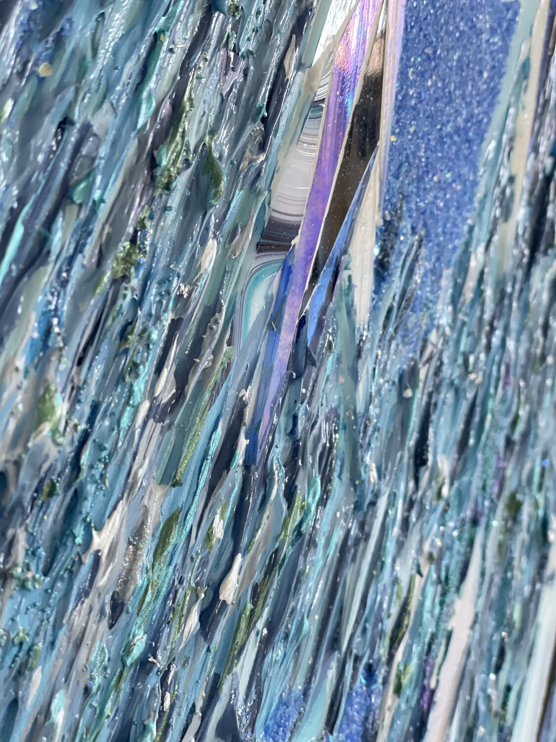 RIFLESSO BLUE - COLLABORATION AMY VOSS & DANIELA PASQUALINI - MIXED ...