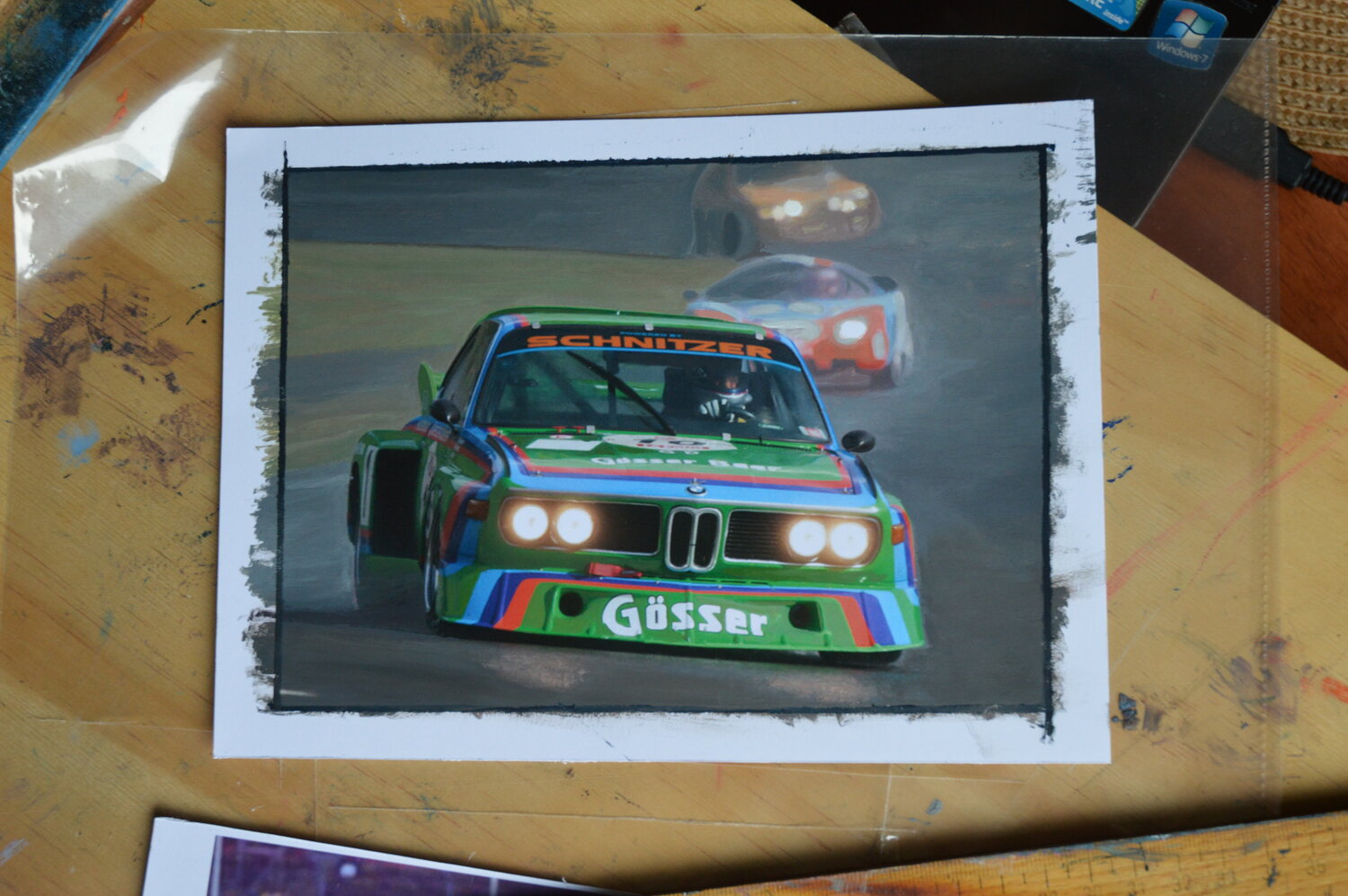 BWW 3.0 CSL - Gosser livery by Roman Sedlak (2022) : Painting Oil on ...