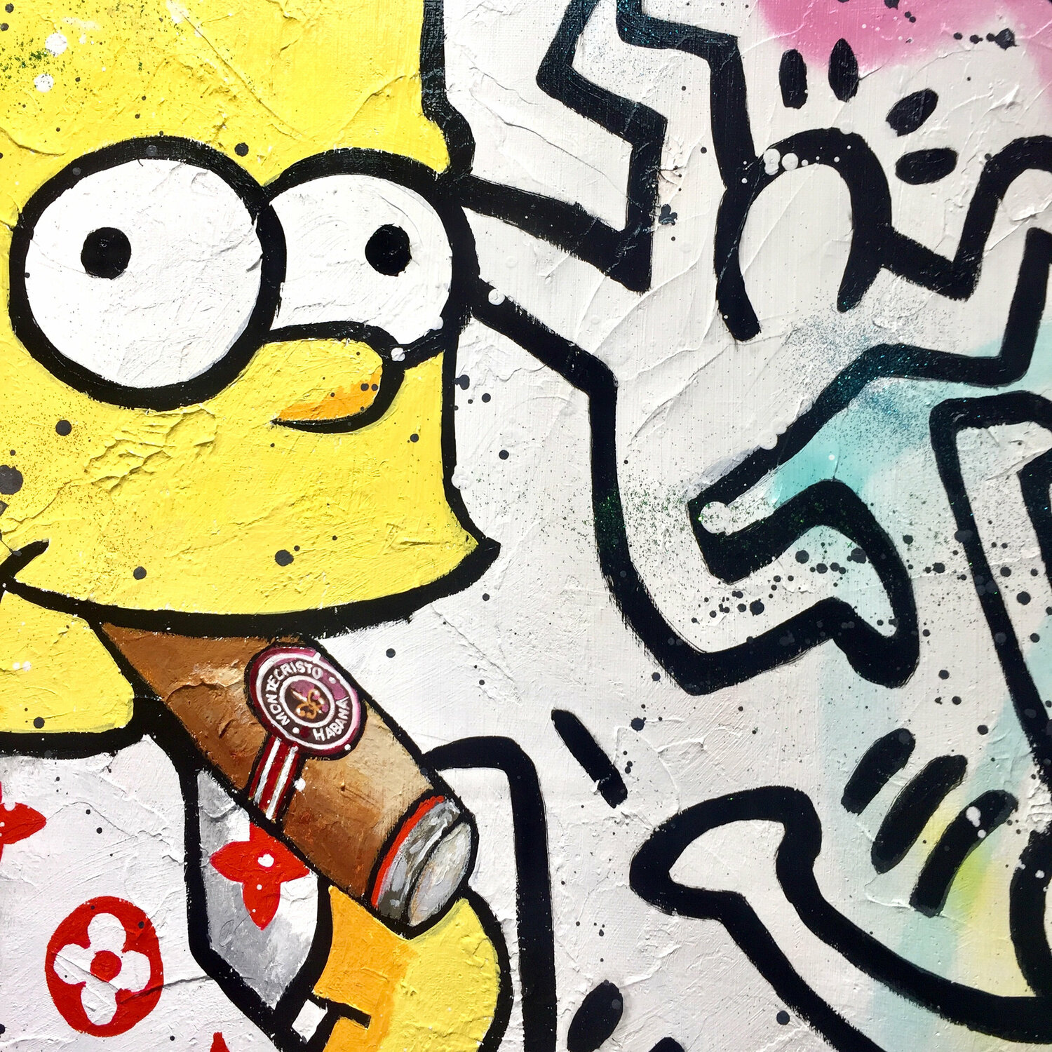Bart Simpson loves Montecristo cigars and Keith Haring by Patrick ...