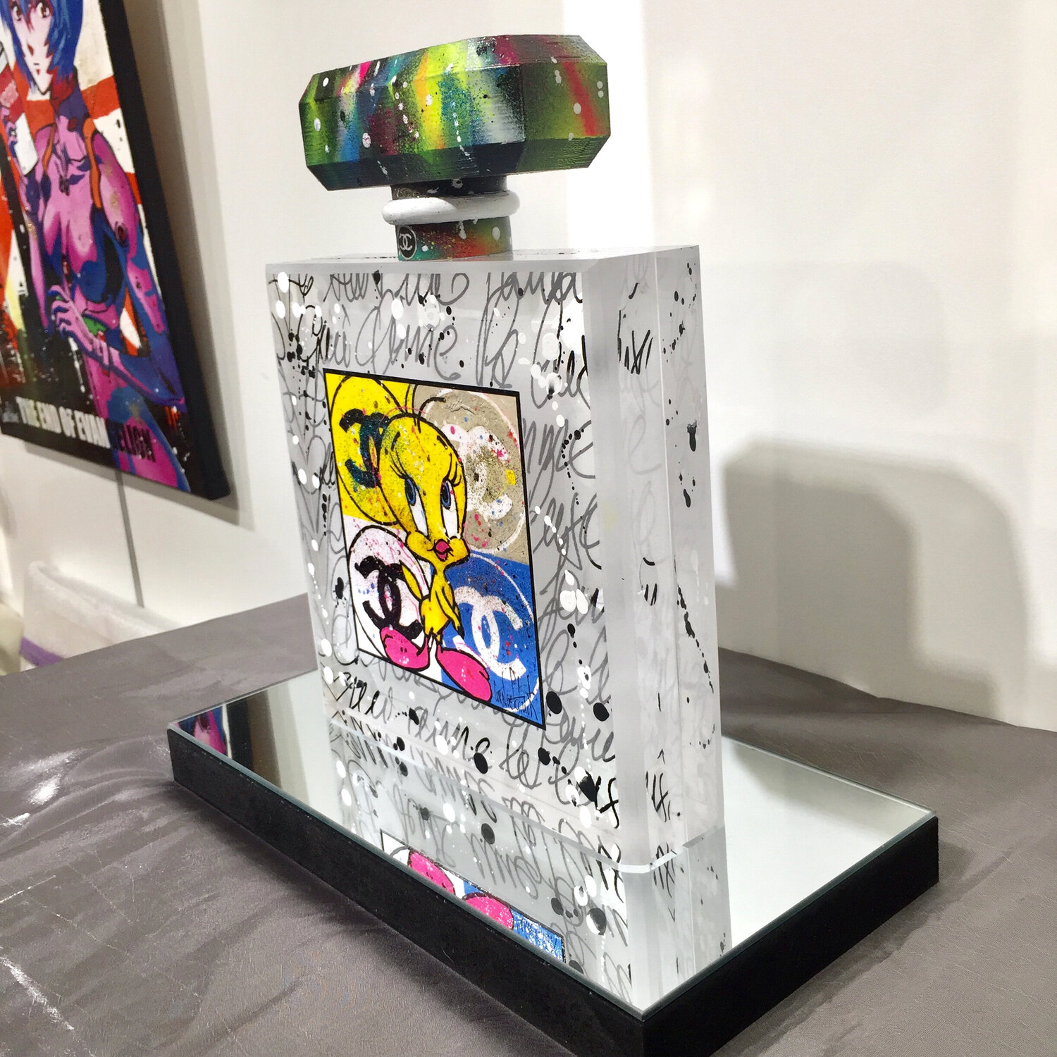 Luxury Chanel n°5, Titi. by Patrick Cornée (2022) : Sculpture Acrylic ...