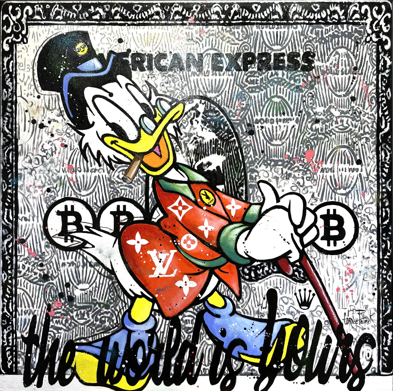 Uncle Scrooge's good life by Patrick Cornée (2023) : Painting Oil ...