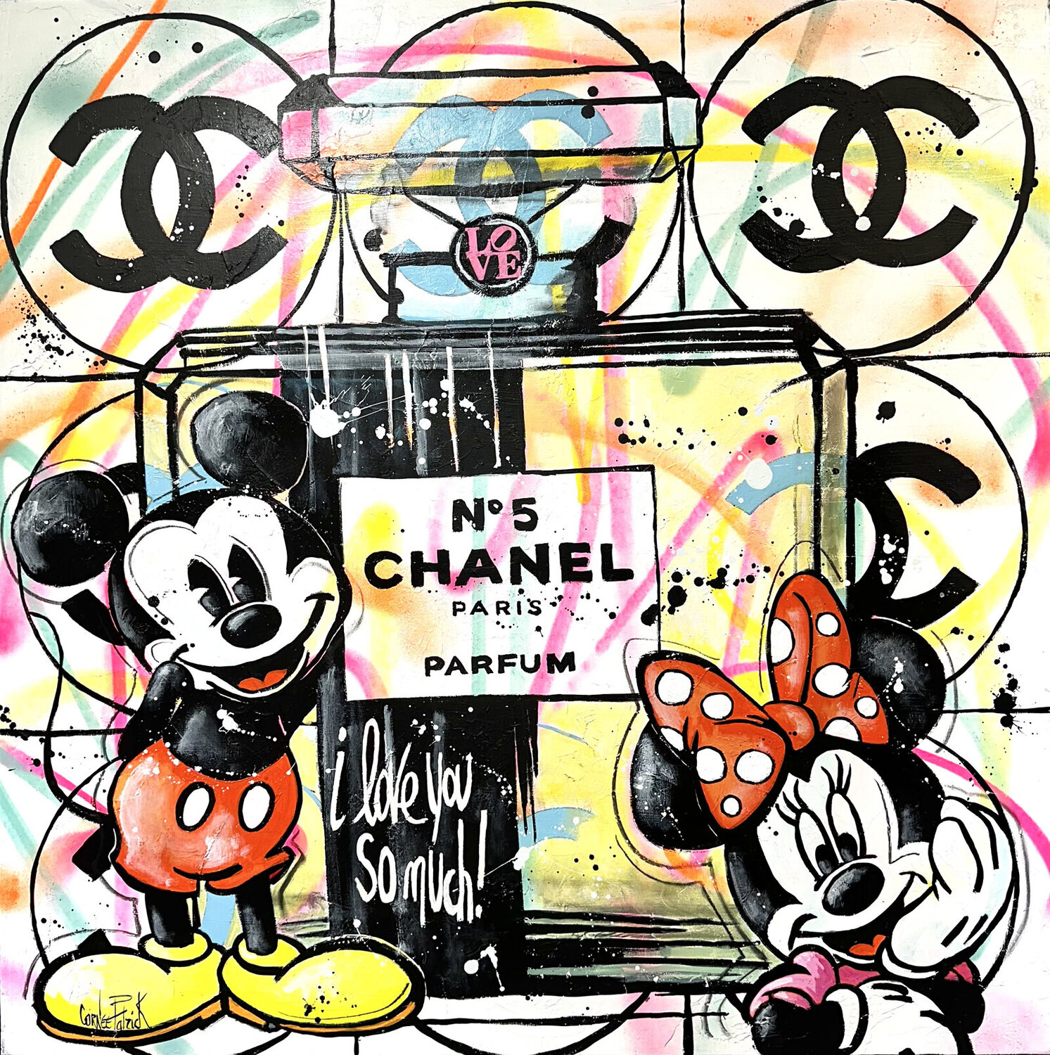 Mickey offre à Minnie le parfum Chanel n°5 de Patrick Cornée (2024 ...