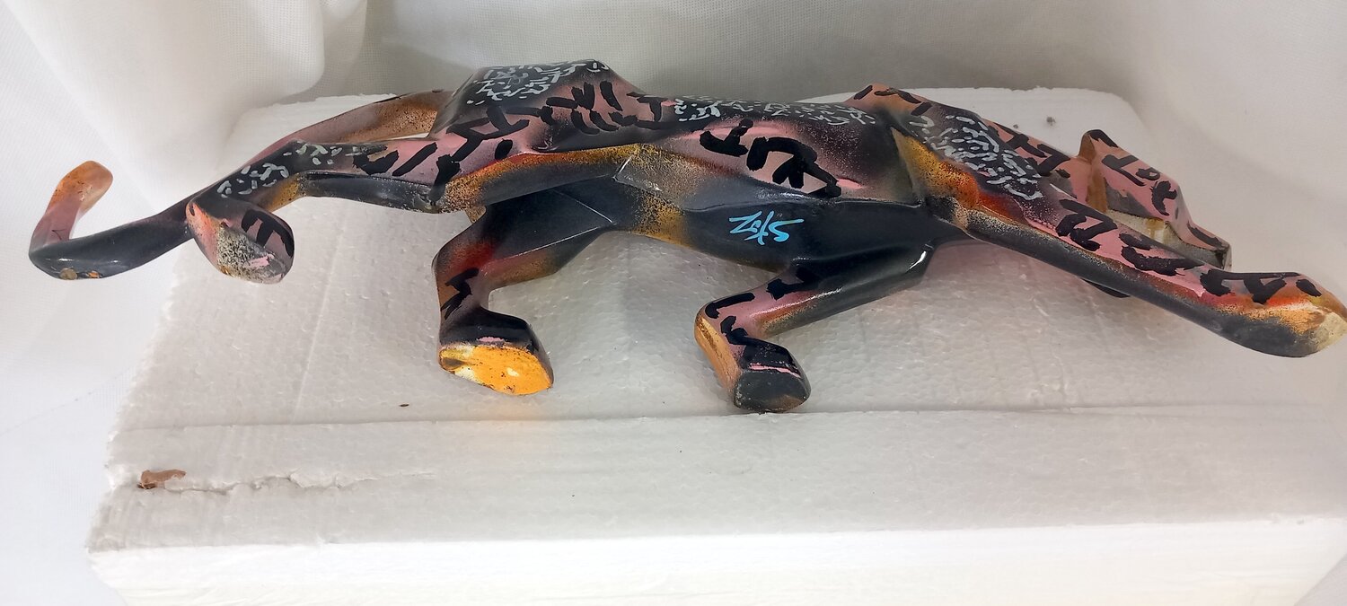 future panther by MARCO STAZZINI aka STOZ (2026) : Sculpture Acrylic ...